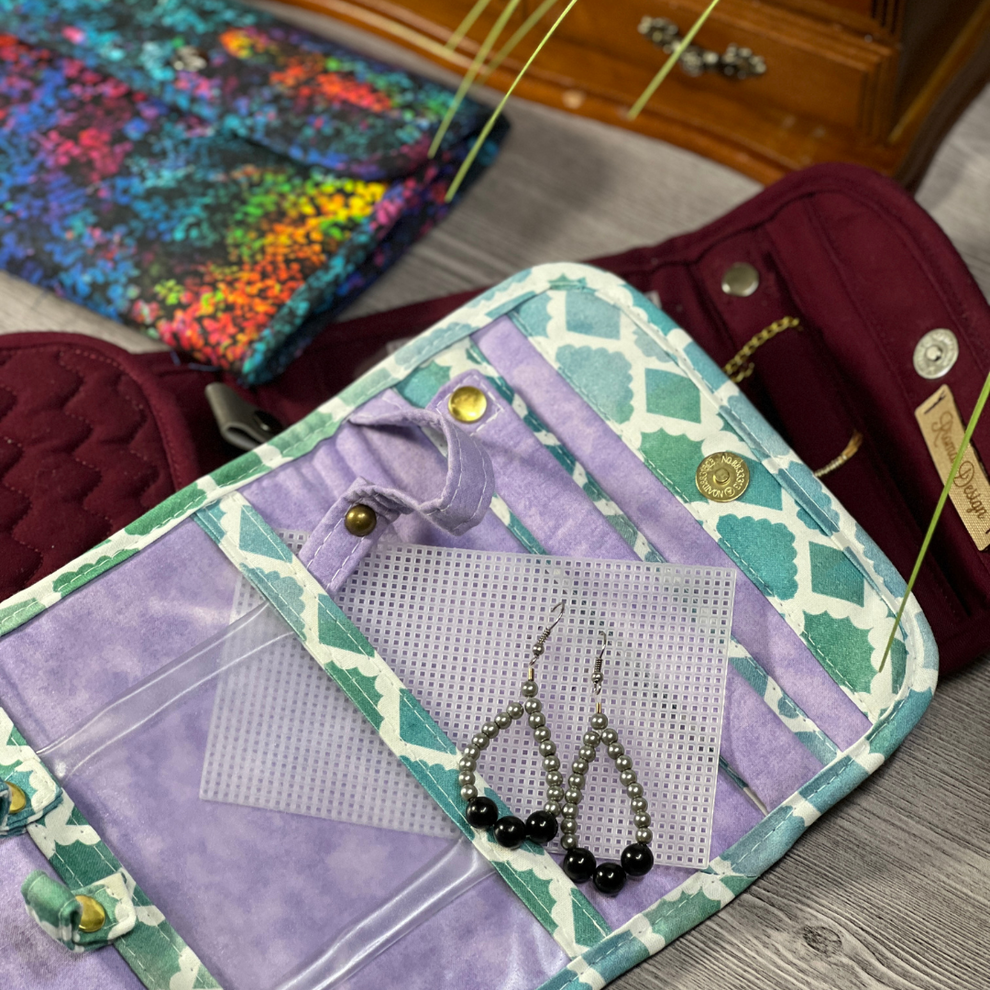 PDF SEWING PATTERN - Jewelry Organizer Wallet – Allie Sew Crafty